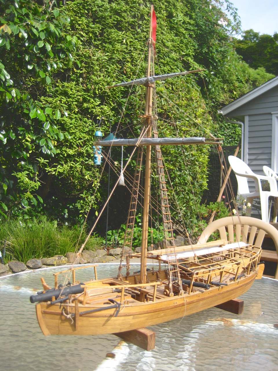 Gunboat Philadelphia – 1/2″ scale scratch model by Paul Reck | Hyde ...