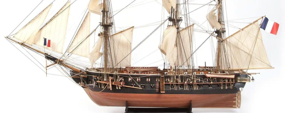 OcCre’s Newest Kit La Belle Poule at Ages of Sail | Hyde Street Pier Model Shipwrights